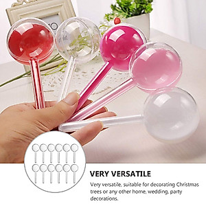 Amosfun 12Pcs Round Candy Case Lollipop Container Clear Plastic Bead Storage Containers Mini Storage Case Round Portable Empty Jewelry Ring Box Clear