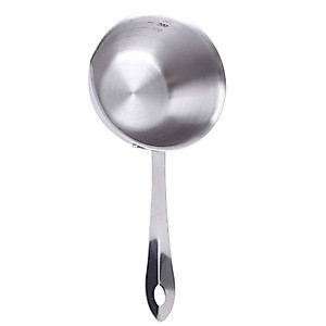 Stainless Steel Butter Warmer, Milk Warmer Pot with Pour Spouts Mini Chocolate Melting Pot for Coffee Tea Soup Warming