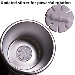 Self Stirring Coffee Mug, Self Mixing Coffee Mug,14Oz Stainless Steel Insulated Reusable Coffee Cup, Spinning Home Office Travel Mixer Cup Best Cute Christmas Birthday Gift (New Coffee)