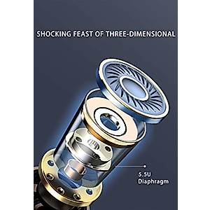 geeboy 5 Pack Earbud Headphones Headphones Wholesale in-Ear mic 3.5mm Electronics Wired Headphones (Earphones/Earbuds/Headset) for iOS and Android Smartphones, Laptops, Gaming, Chromebook