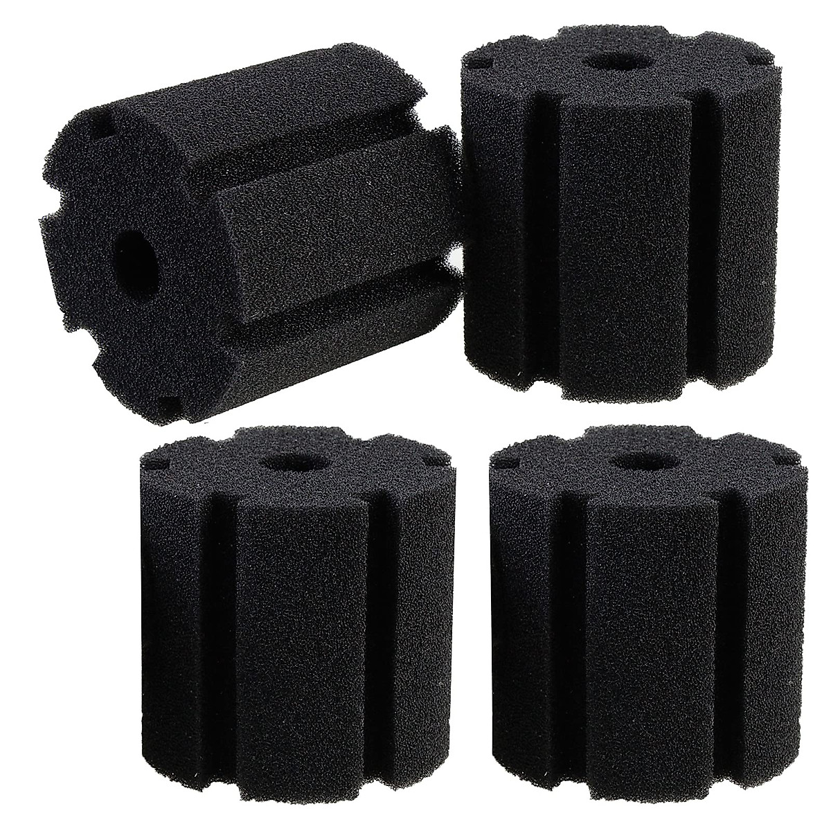 AQUANEAT Aquarium Sponge Filter Replacement, Fish Tank Foam Replacement,4 Packs (Large up to 60Gal)