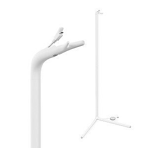 Lollipop Floor Stand, Baby Monitor Floor Stand, Compatible Baby Monitor, Crib Nursery Baby Watch Stand with Flexible Strong Silcone Head, White