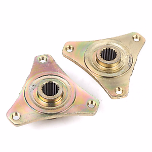 740mm Rear Axle Kit 29.13'' Go Kart Rear Axle Complete Brake Assembly Kit for 50cc 70cc 90cc ATV Quad Go Kart GolfCart (Without T8F chain)