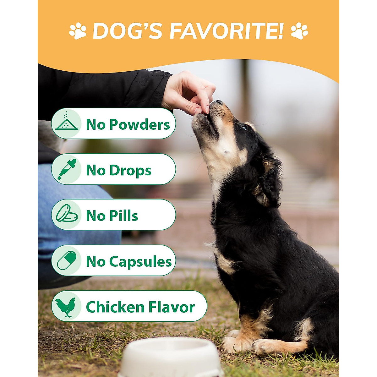 Probiotics Chews for Dogs with Prebiotic & Digestive Enzymes,Support Gut Health, Digestion, Immunity, Relief Seasonal Allergies, Diarrhea, Constipation (Chicken Flavor / 120 Chews)