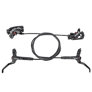 MEROCA M4 4-Piston Mountain Bike Hydraulic Disc Brakes Left Front 800mm Right Rear 1400mm Hydraulic Brake Ebike Hydraulic Brakes Bike Disc Brake