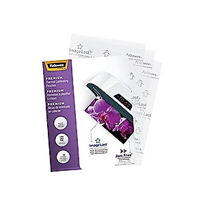 Fellowes 1530747 Imagelast Premium Thermal Pouches Letter 60/Pack (5288001)