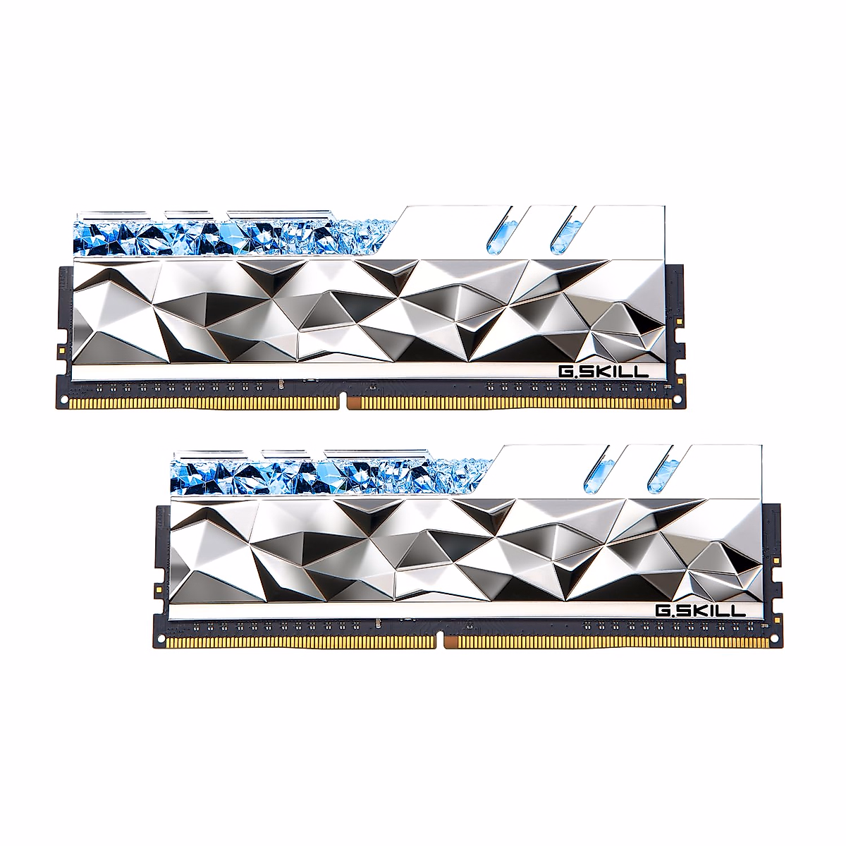 G.SKILL Trident Z Royal Elite Series (Intel XMP) DDR4 RAM 16GB (2x8GB) 3600MT/s CL16-19-19-39 1.35V Desktop Computer Memory UDIMM - Silver (F4-3600C16D-16GTESC)