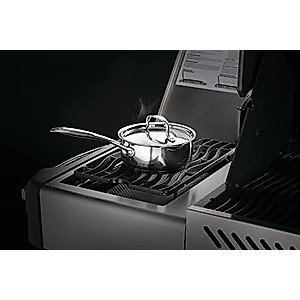 Napoleon 70046 Stainless Steel 2-Piece Sauce Pan Set Grill Accessory