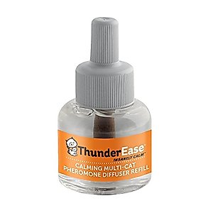 ThunderEase Multicat Calming Pheromone Diffuser Refill | Powered by FELIWAY | Reduce Cat Conflict, Tension and Fighting (180 Day Supply)