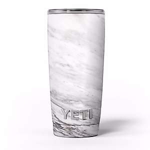 Design Skinz Slate Marble Surface V9 - Skin Decal Vinyl Wrap Kit Compatible with The Yeti Rambler Cooler Tumbler Cups