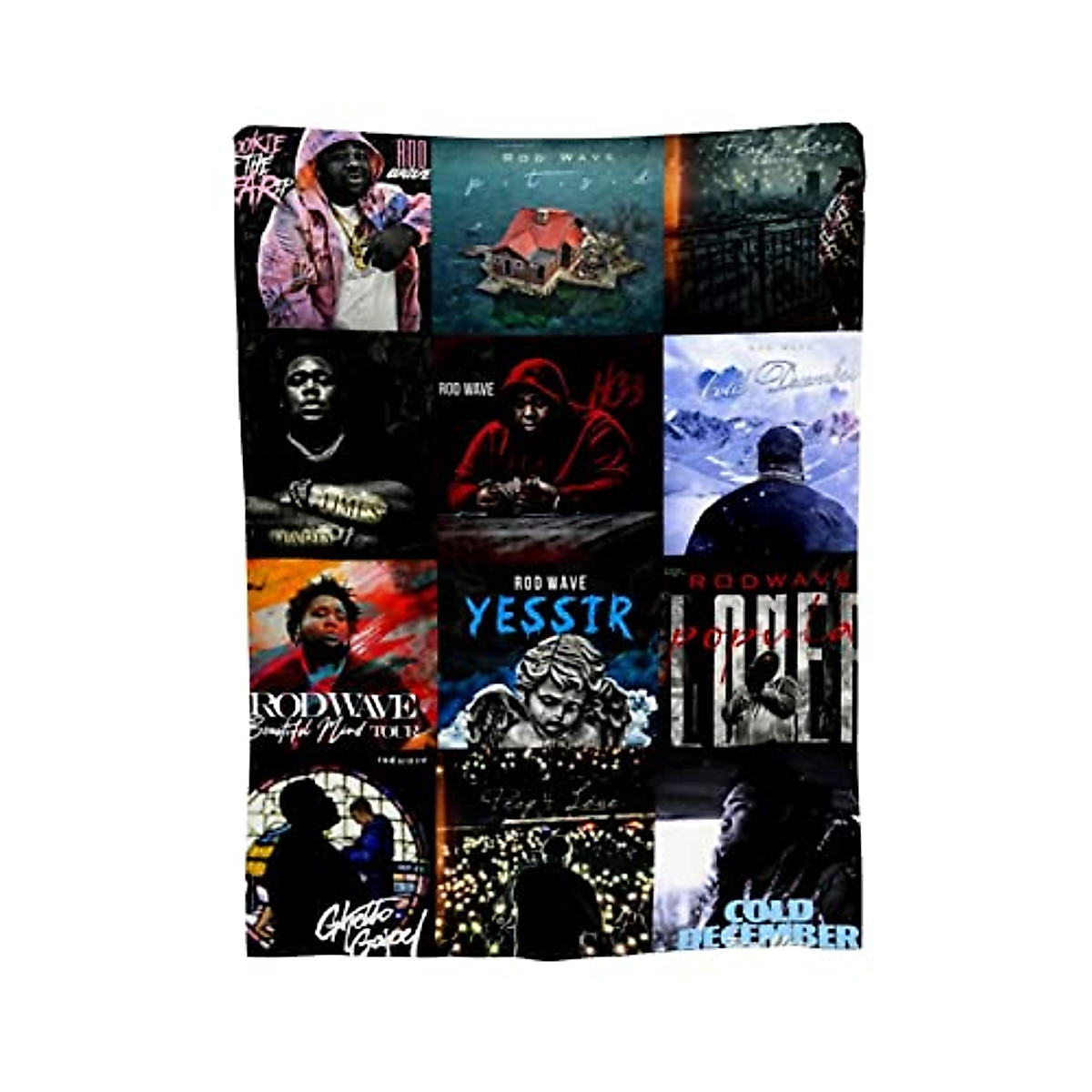 Idol 3D Print Throw Blanket Anti Pilling Flannel Fleece Throw Blanket Beach Blanket Picnic Blanket for Sofa,Office Bed Car Camp Couch 50"X40"