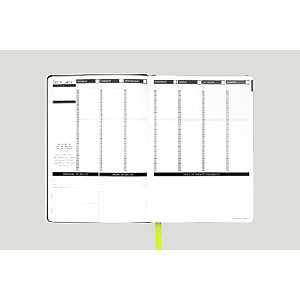 Passion Planner Weekly 2023 Annual Monday Goal-Oriented Weekly Agenda, Appointment Calendar, Reflection Journal Hardcover (Medium 6.9 x 9.8 in) (Rabbit Moonlight Rose Gold)