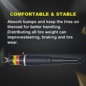 LUFT MEISTER 23487280 2 PCS Rear Air Shock Absorber Compatible with Escalade ESV EXT Chevy Suburban Tahoe Avalanche GMC Yukon XL 1500 19302786 25871432 580-1091
