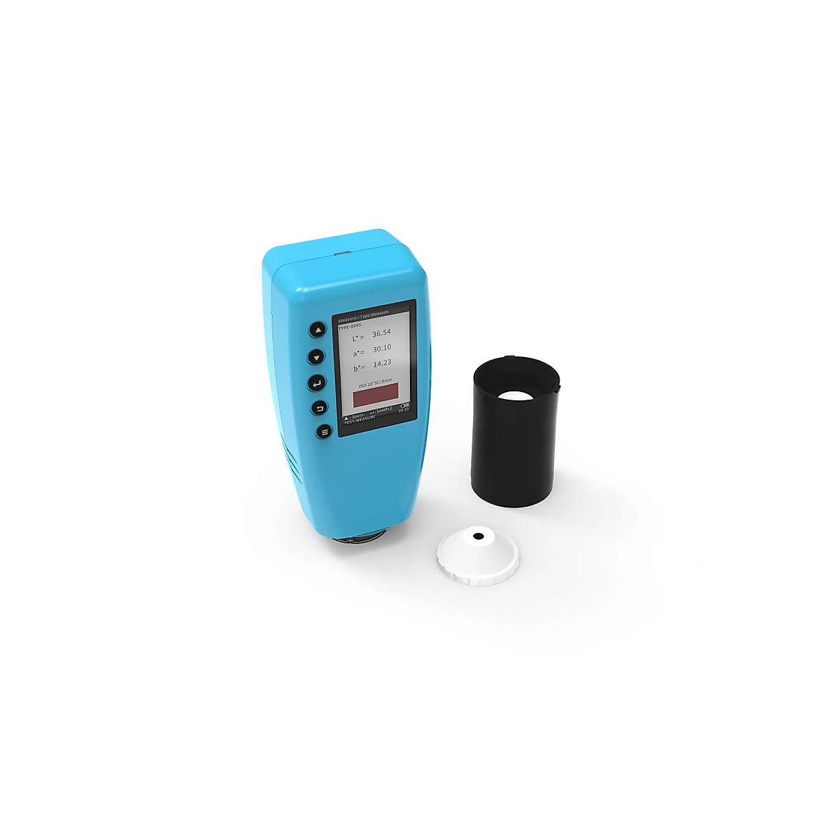 New Portable Simplified Colorimeter WR10QC Digital Color Reader, Apertures 8mm, Color Simulation, ΔE*ab<0.1, CIELAB, Wavelength: 400-700nm