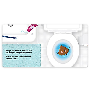 Poop Party Potty Training Adventure Book and Sticker Set to Get Kids Excited About Toilet Training