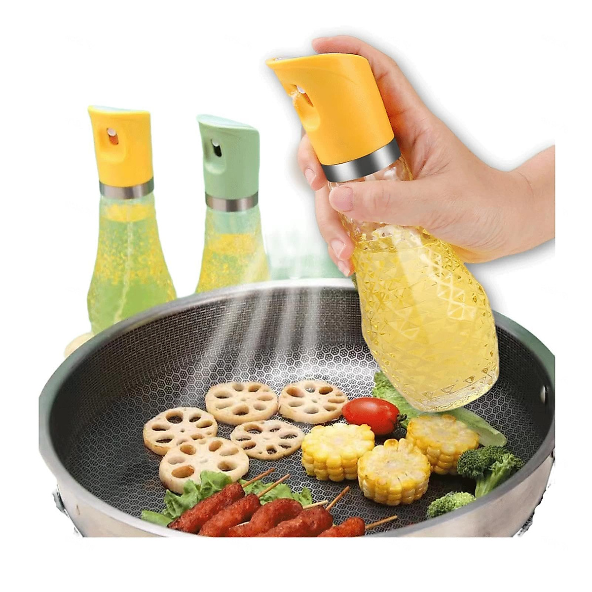 Sprayer Bottle | Olive Oil Mister Spray Bottle - 260ml Olive Oil Dispenser Bottle for Kitchen Atmosphere Fryer Oil Sprayer Widely Used for Salad Making, Baking, Frying, BBQ
