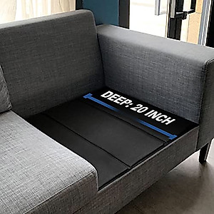 HomeProtect Couch Supports for Sagging Cushions 20"x67" Sofa Cushion Support Board Cushion Support Insert Under Couch Seat Saver Replacement Fix Sagging Cushions - 50% Thicker