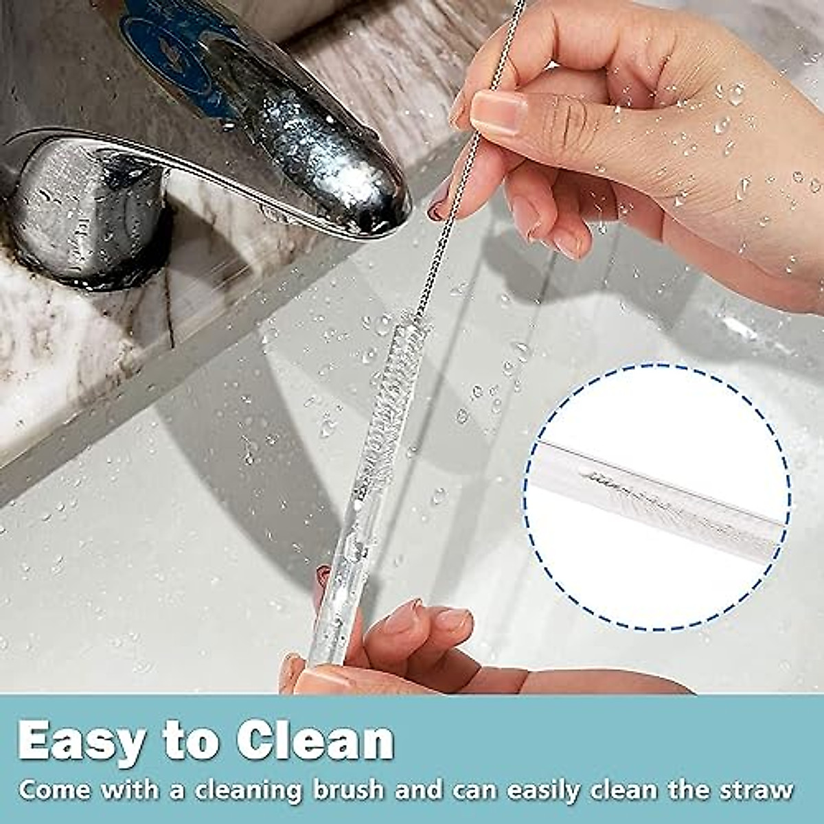 2 Pcs Stanley Lid Replacement 40 oz, H2.0 Stanley Spill Leak Stopper, 6Pcs Straw Cover for Stanley 40 Oz, Long Reusable Stanley Straw Accessories (PINK DUSK A)