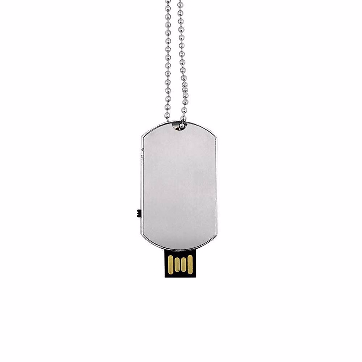 32GB Dog Tag USB 2.0 Flash Drive Metal Necklace Thumb Drive Memory Stick Pendrive Jump Drive U Disk Pen Drive