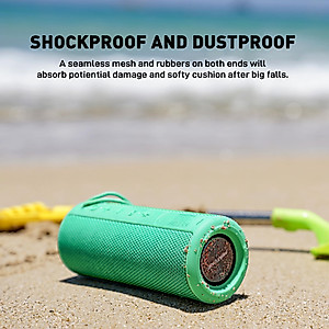 MIATONE BOOMBOX Portable Bluetooth Speaker, for Her Him Women Men - Green