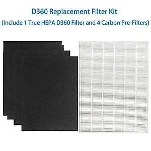D3 Filter Replacement Filter Fit for Winix D360 Air Purifier Filter
