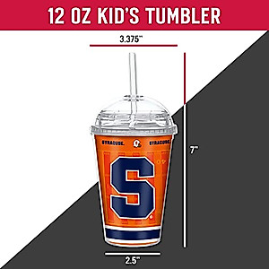 Rico Industries NASCAR Joey Logano Racing 12oz Acrylic Tumbler with Hinged Lid for Youths, Officially Licensed Youth Tumbler with Swirly Straw for NASCAR Fans