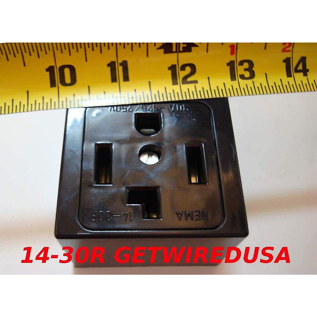 Universal EV Electric Car Charger Adapter 220/250V Cable 6-20P 3-Pin Male Plug To 14-30R 4-Pin Female Receptacle Outlet, Level 1 & 2 Vehicle Charging Converter Connector Cord NEMA EVSE FX804EV