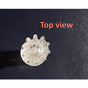 Blind Parts Vertical Blind Track Carrier Stem/Hook w/C Clips - No Carrier (5)