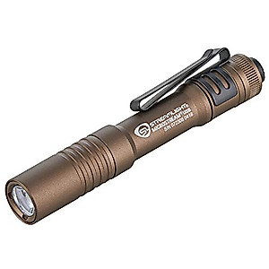 Streamlight 66608 MicroStream 250-Lumen EDC Ultra-Compact Flashlight with USB Rechargeable Battery, Clear Retail Packaging, Coyote