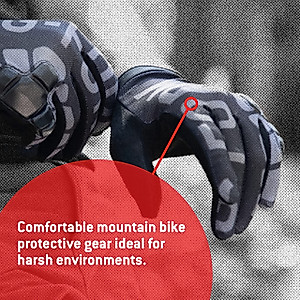 G-Form Sorata Trail Gloves, Black/Grey, Adult Medium