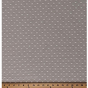 Quality Fabric Tulle Dot Ivory Sheer Polyester 50 Wide Fabric by The Yard