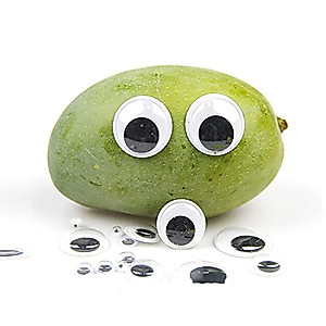 100pcs/50pcs Self-Adhesive Googly Wiggle Eyes DIY Scrapbooking Crafts Projects DIY Dolls Accessories Crafting(Multicolor Mixed 42PCS)