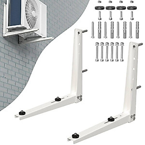 Mini Split Wall Mounting Bracket for Outdoor Condenser 7000-24000 BTU Universal Mini Split Heat Pump Systems Support Brackets Support up to 330 lbs