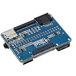 Nano Base Board (B) for Raspberry Pi Compute Module 4 Lite/eMMC, with Standard CM4 Socket, with Raspberry Pi 40PIN GPIO Interface, Gigabit Ethernet, USB2.0, DSI, CSI, 3.5mm Audio Jack