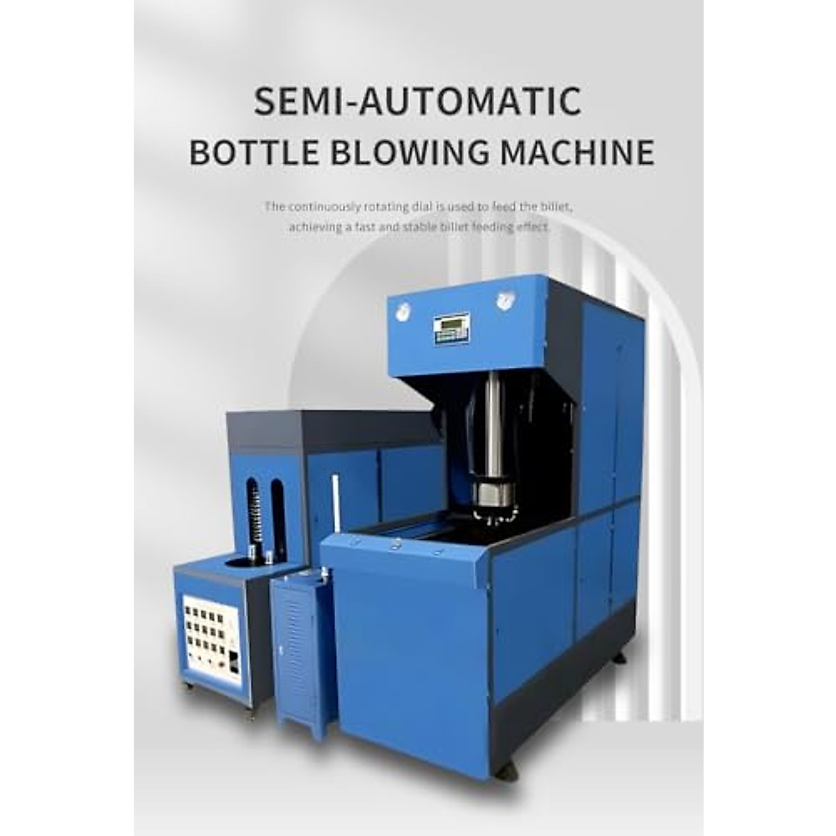 Intelligent 100 Bottles/Hour PET Blow Molding Machine Efficient Bottle Extrusion