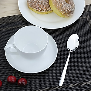 Kekow 12-Piece Stainless Steel Dessert Spoons