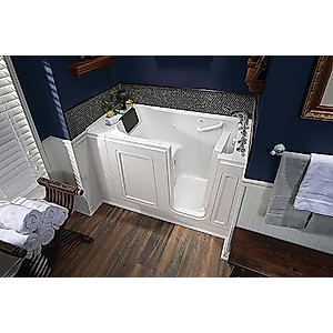 American Standard 3051.119.CRW Acrylic Whirlpool and Air Spa 30"x51" Right Side Door Walk-In Bathtub in White