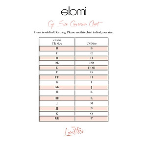 Elomi Women's Plus Size Cate Full Coverage Underwire Bra, Hazel, 40K