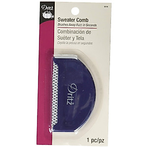 Dritz Sweater Comb Fabric Care, Dark Navy Blue