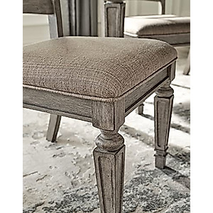 Signature Design by Ashley Lodenbay Dining UPH Side Chair (2/CN), 17"W x 23"D x 40"H, Antique Gray