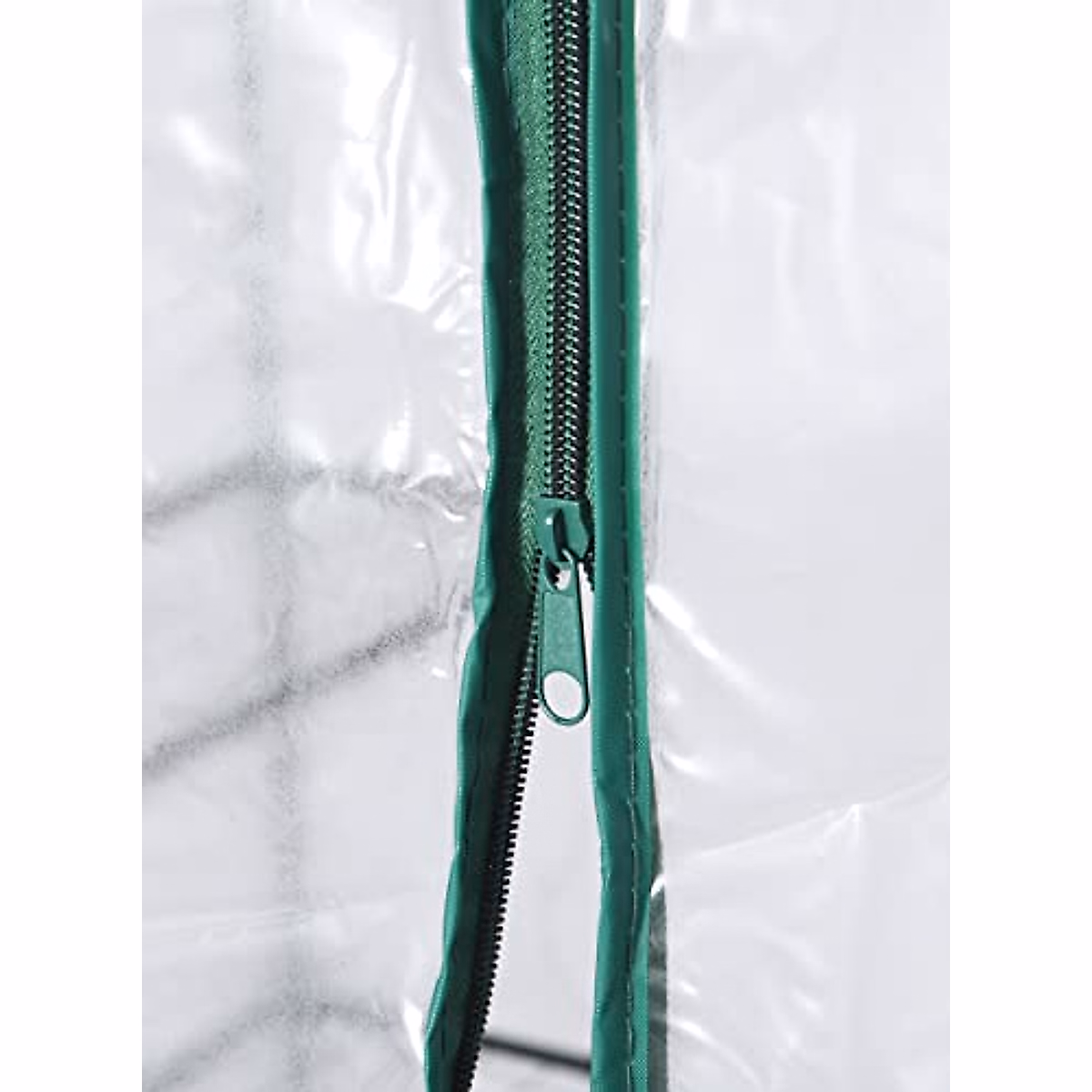 Miracle-Gro 4'8" x 4'8" x 6'5" All-Season Small Walk-in Greenhouse with 8 Wire Shelves for Outdoors, Easy-Access and Durable, Translucent