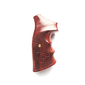 BMPL Hardwood Open Back Luxury Laser Grips Compatible with Taurus Medium/Large Frame.357 M44, 65, 66, 80, 82, 83, 96, 431, 441, 607, 608, 669 Revolver Handmade Handcraft