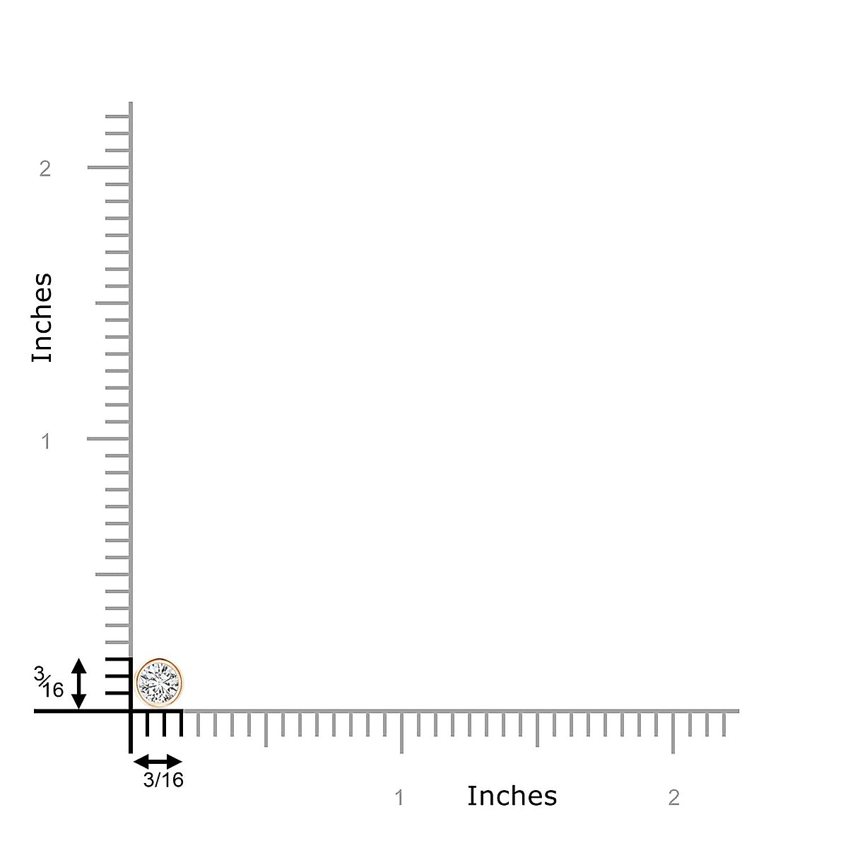 Angara Natural 0.25 Ct Diamond Classic Pendant Necklace for Women in 14K Rose Gold (Color : H | Clarity : SI2) | April Birthstone, Birthday, Anniversary, Wedding Jewelry Gift For Women