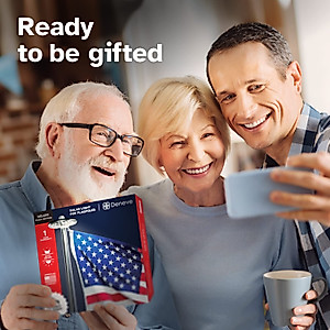 Deluxe Black 2nd Generation Flag Pole Light Solar Powered, 1300 Lumen Weatherproof Solar LED Light for Most Flagpoles, 100% Flag Coverage from Dusk to Dawn for 12 Hours, Black