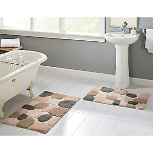 Chesapeake Rug, 21"x34" & 24"x40", Rose Cloud