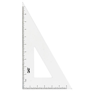 Mr. Pen Architectural Triangular Ruler Set with 12 Inch Triangular Scale, 11 Inch 30/60 and 8 Inch 45/90 Triangles