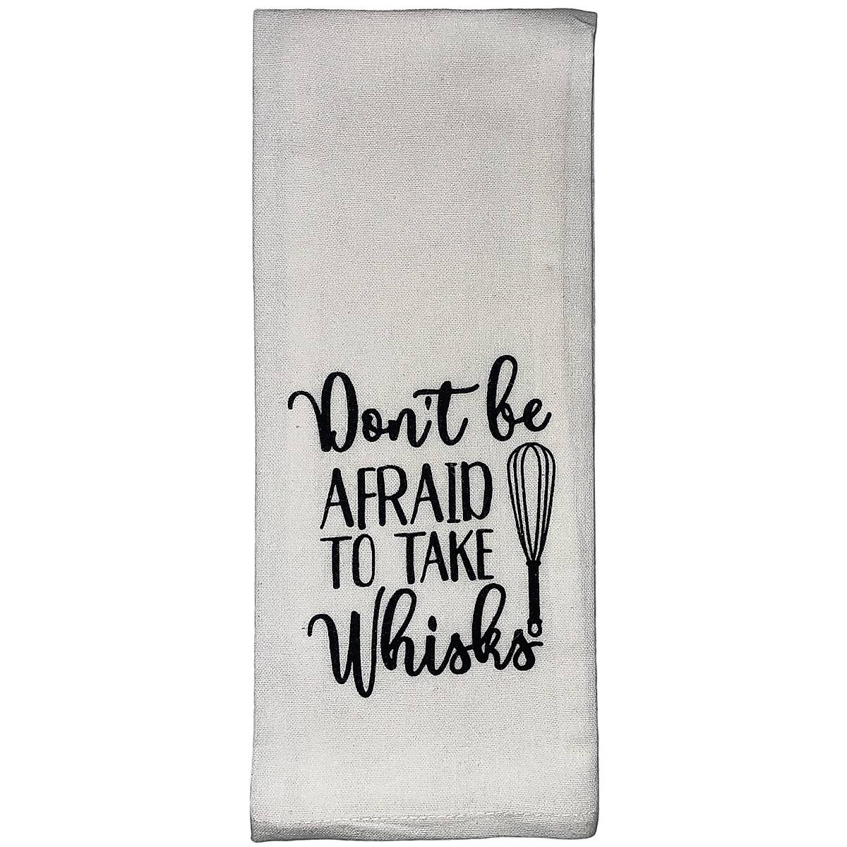 Set of 5, 100% Cotton Cooking Food Theme Saying Funny Cute Flour Sack Kitchen Towels/Dish Towels for Wedding, Baby Shower, Home Decor, Housewarming, Other Occasions Size: 15 X 25 Inch.