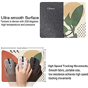 Armanza Modern Abstract Mouse Mat Square Waterproof Non-Slip Rubber Base MousePads for Office Laptop, 9.5"x7.9"x0.12" Inch