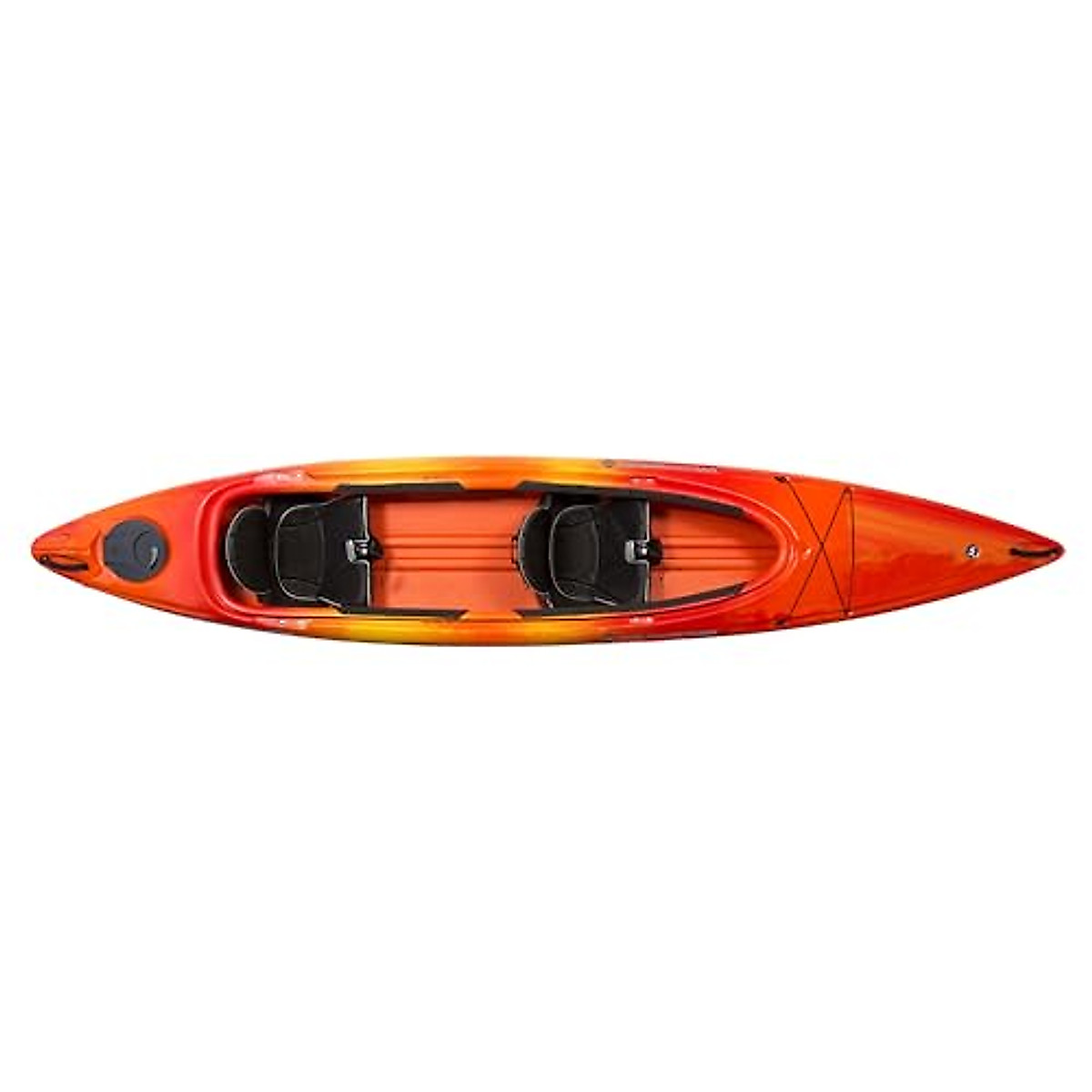 Wilderness Systems Pamlico 135 | Sit Inside Recreational Kayak | Tandem Kayak | 13' 6" | Mango
