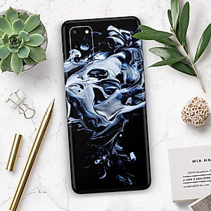 DesignSkinz Liquid Abstract Paint V77 Protective Vinyl Decal Wrap Skin Cover Compatible with The Samsung Galaxy S20 (Screen Trim & Back Glass Skin)